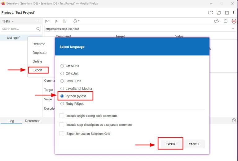 Automating Regression Testing with Selenium and Python in Visual Studio ...